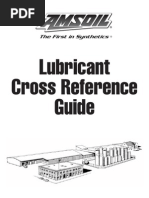 Lubricant Cross Reference Chart | PDF | Lubrication | Chemical Substances