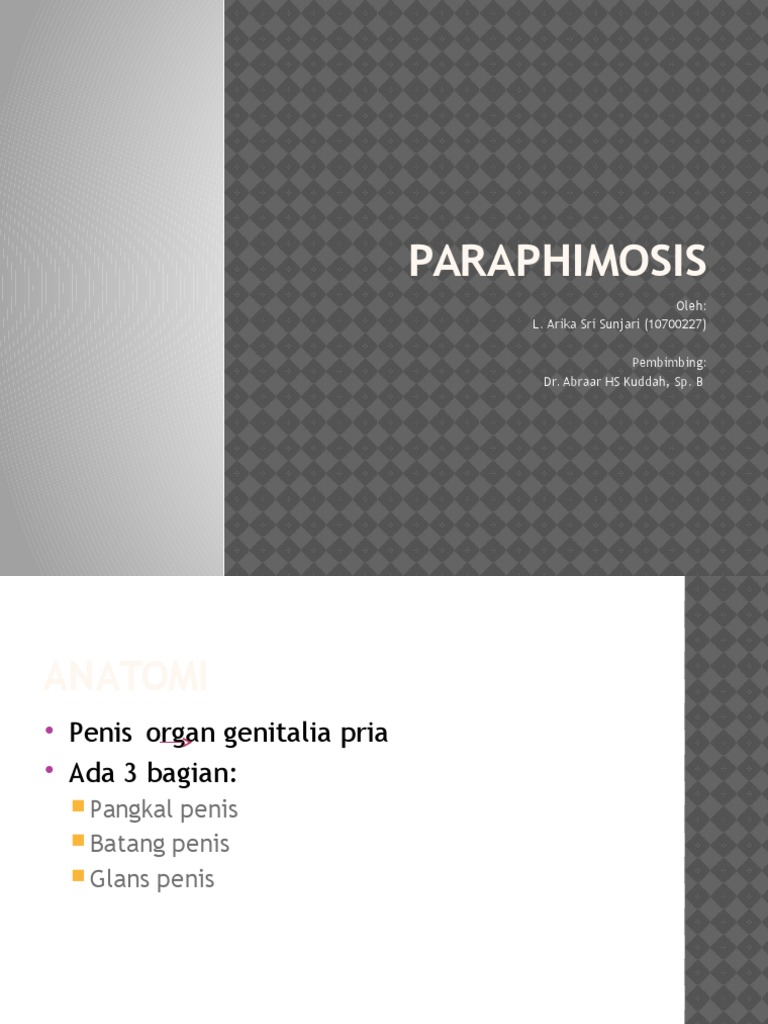 PARAPHIMOSIS | PDF