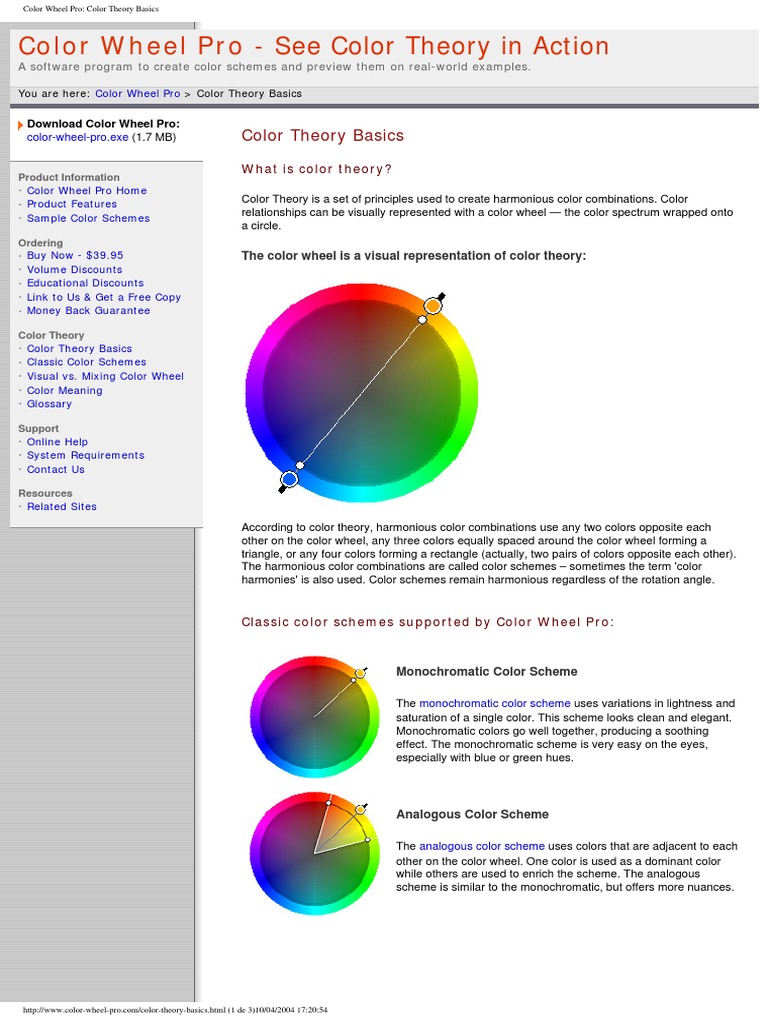 Color Theory Basics | PDF | Senses | Art Media