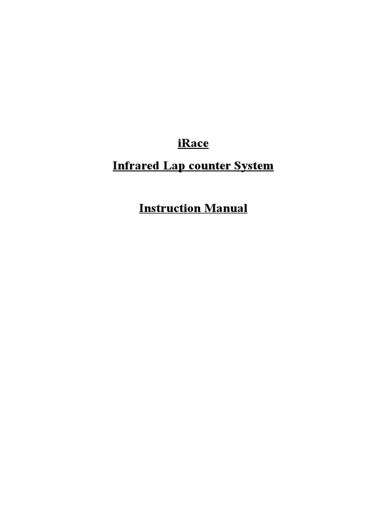 IRace Manual | PDF | Device Driver | Microsoft Windows