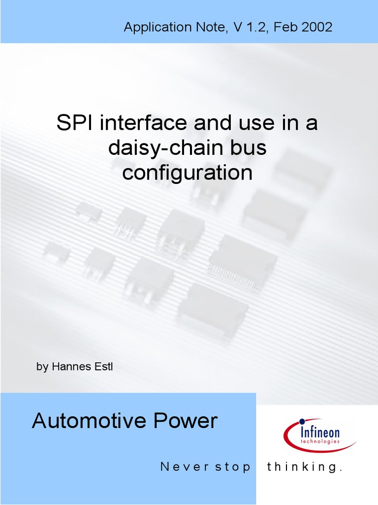 SPI Interface and Use in A Daisy-Chain Bus Configuration | PDF | Electronic Design | Computer ...