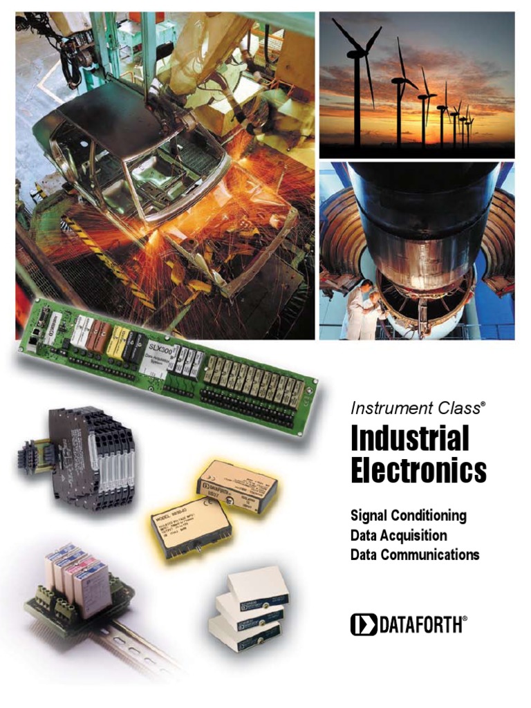 Industrial Electronics - Dataforth Corp Brochure | PDF | Scada | Signal (Electrical Engineering)