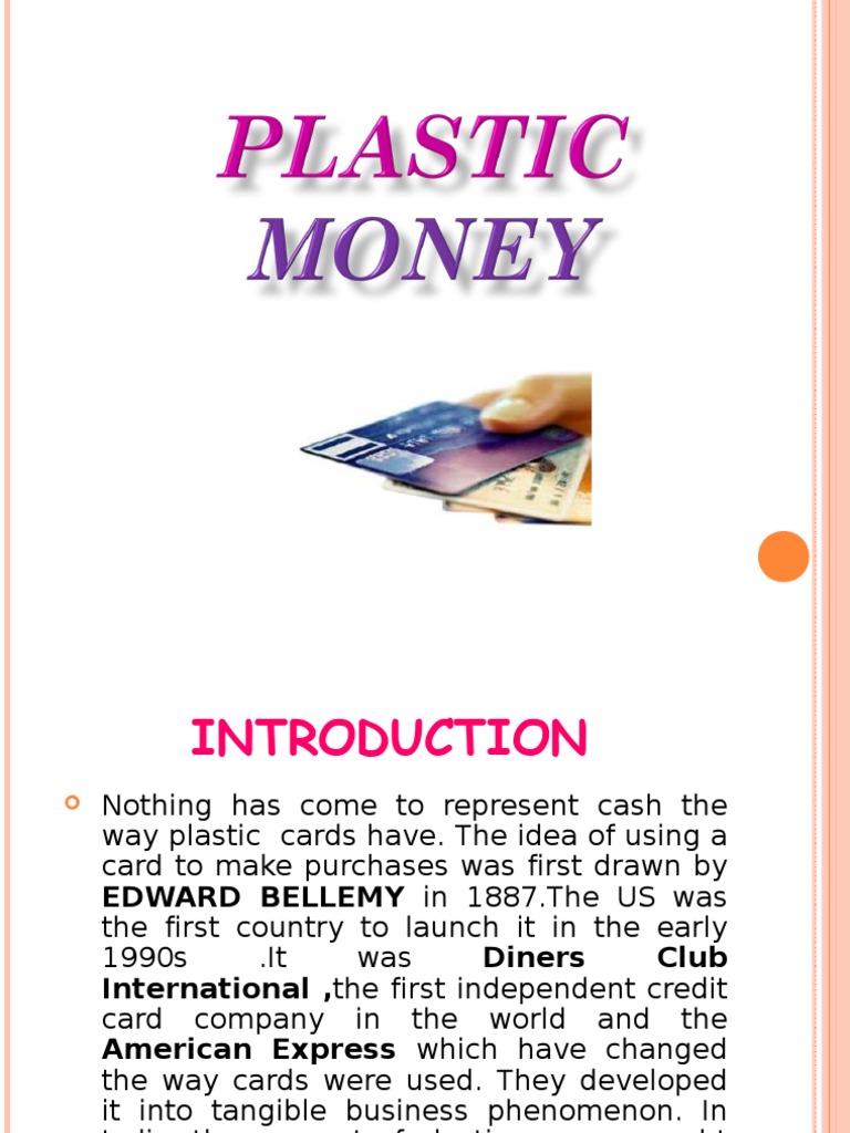 Plastic Money | PDF | Smart Card | Credit Card
