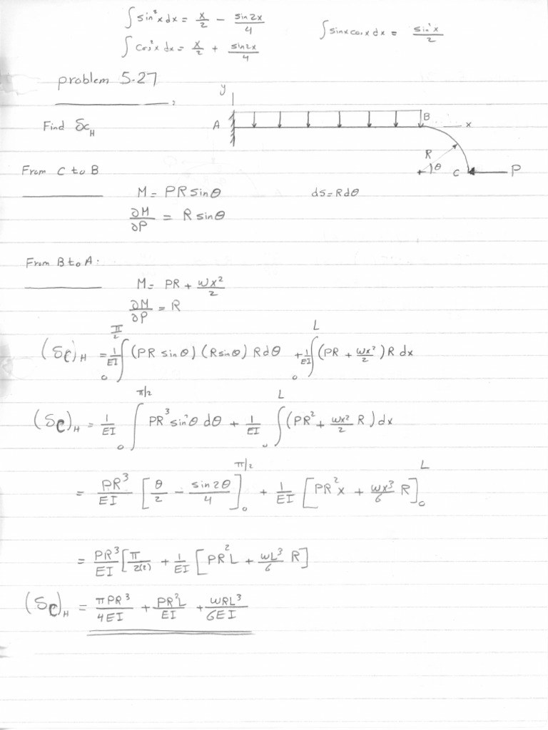 Advanced Mechanics of Materials Chapter 5 Problems | PDF