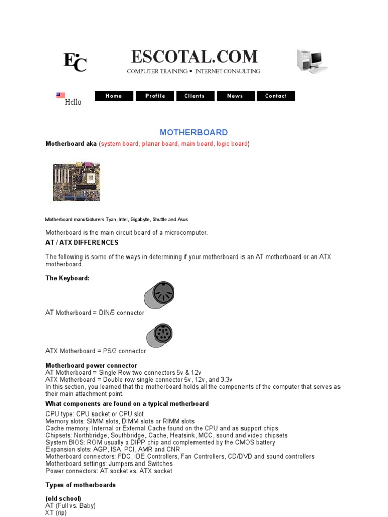 Motherboard Pdf X86 Architecture Electronic Engineering