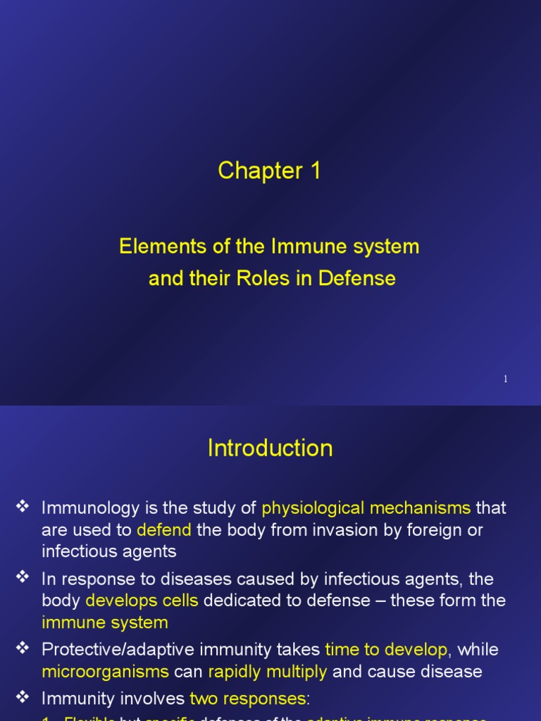 Immunology: Immune System Overview | PDF