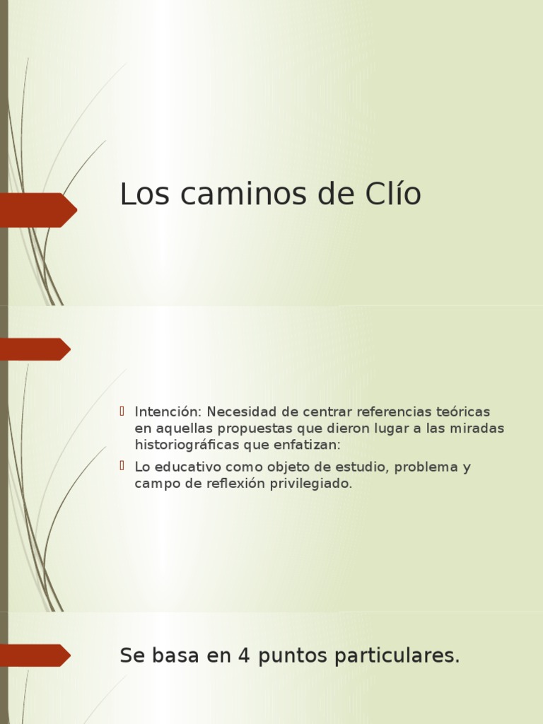 Los Caminos de Clío | PDF | Historia