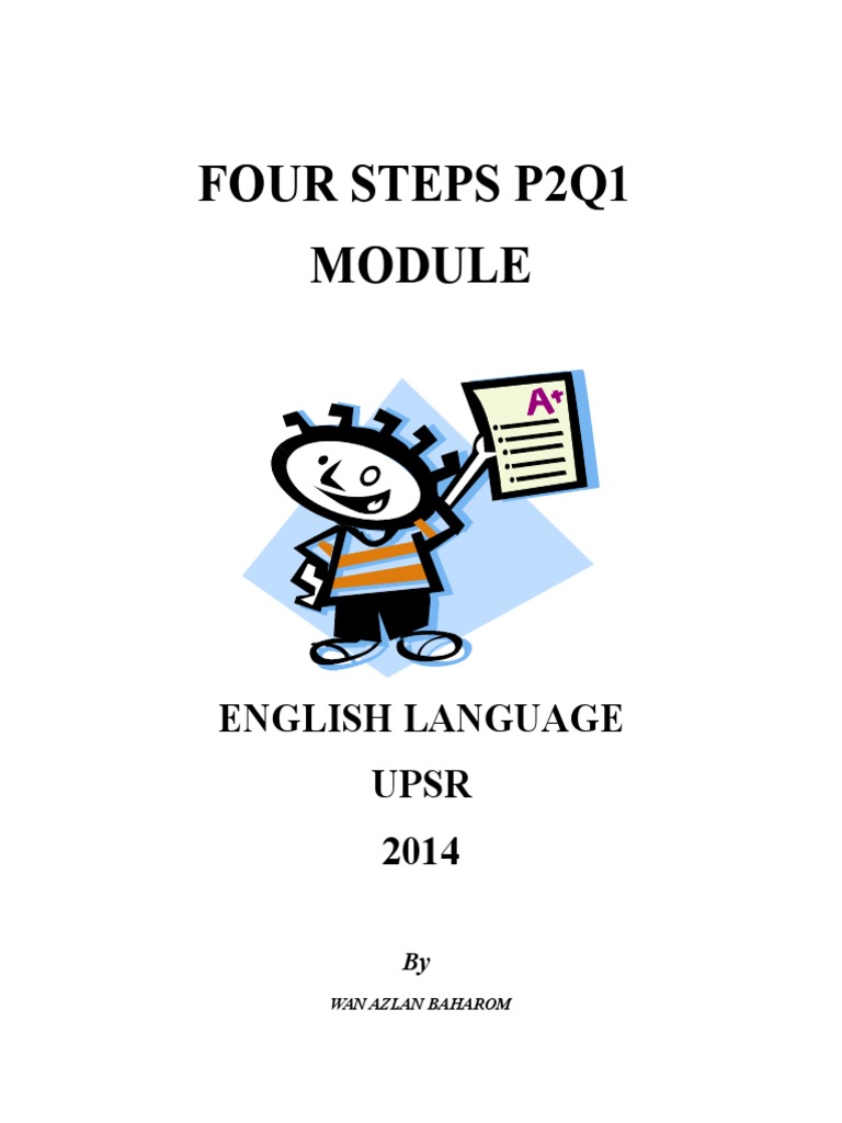 Four Steps To Sentence Construction - UPSR | PDF | Subject (Grammar) | Verb