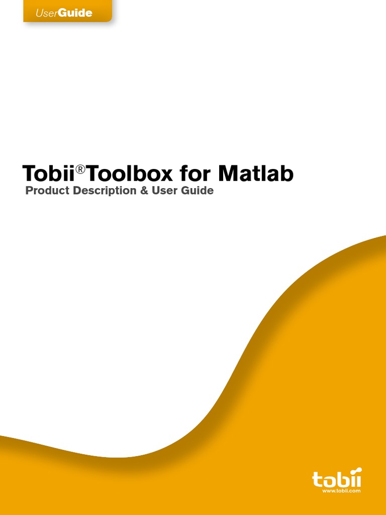 Tobii Toolbox For Matlab Product Description | PDF | Matlab | Computer File