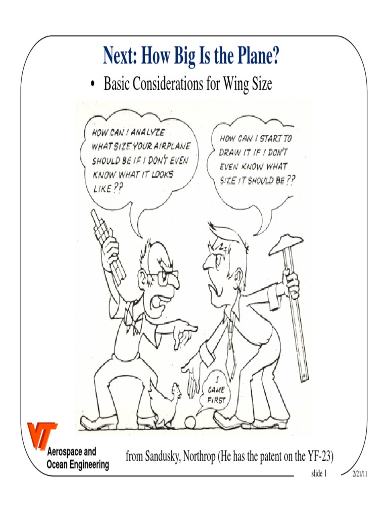 Determining Optimal Wing Size and Loading Through Performance Constraint Analysis | PDF ...