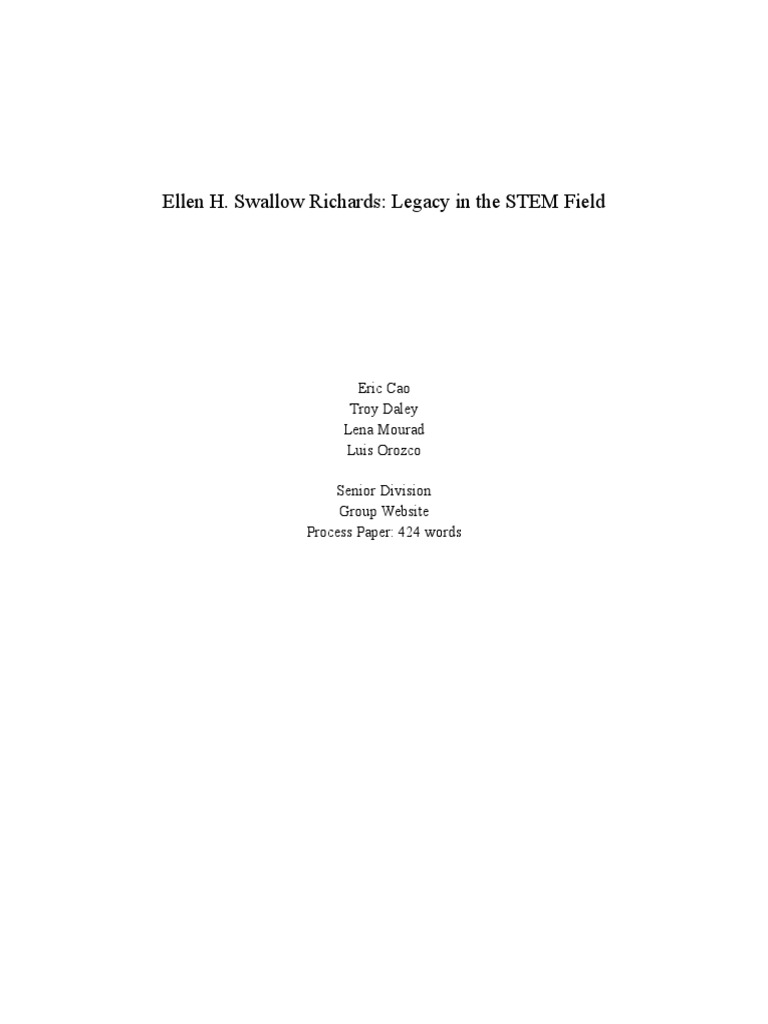 WillHack4Food NHD Process Paper | PDF | Science | Communication