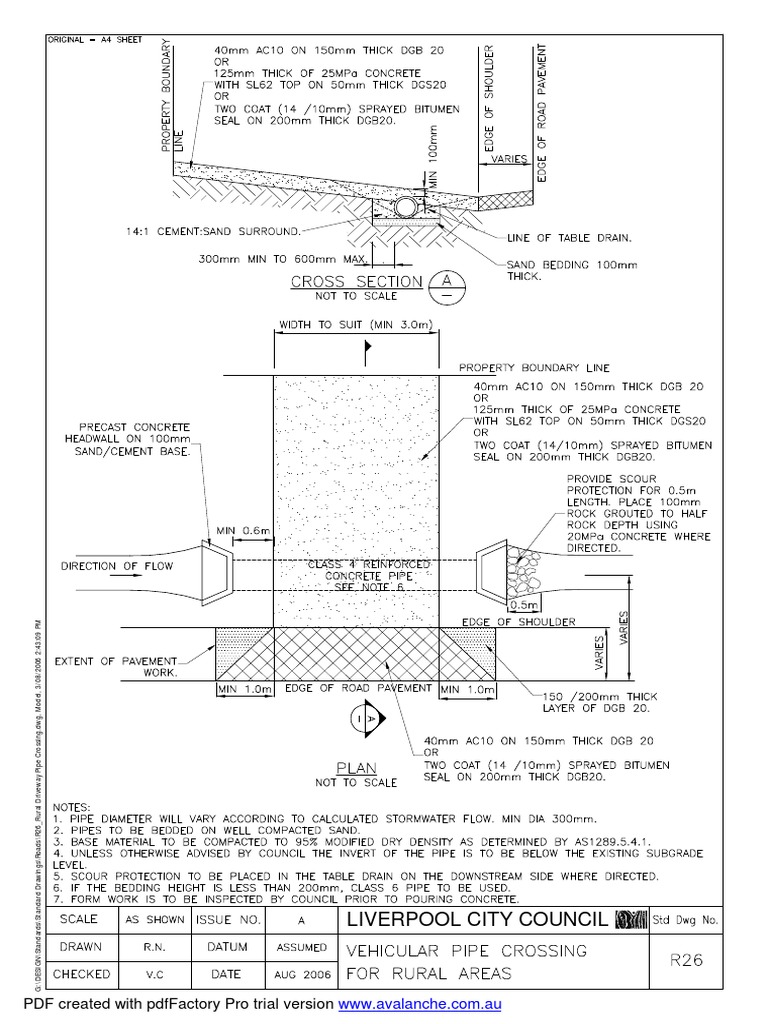 Liverpool Council Driveway Standards | PDF | Computer Aided Design ...