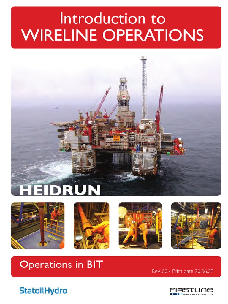 Wireline Operation | PDF | Geotechnical Engineering | Manufactured Goods