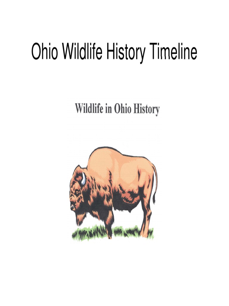 Wildlife Ohio History Timeline | PDF | Hunting | Endangered Species