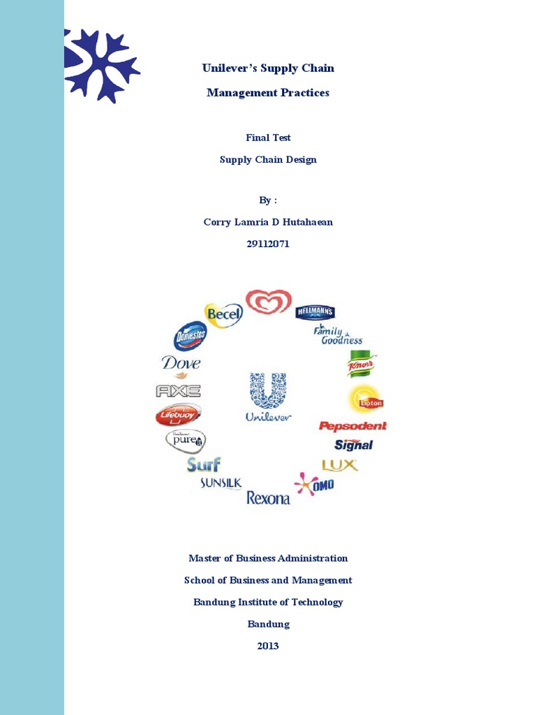 Supply Chain Management Practices in Unilever Indonesia | PDF | Supply ...