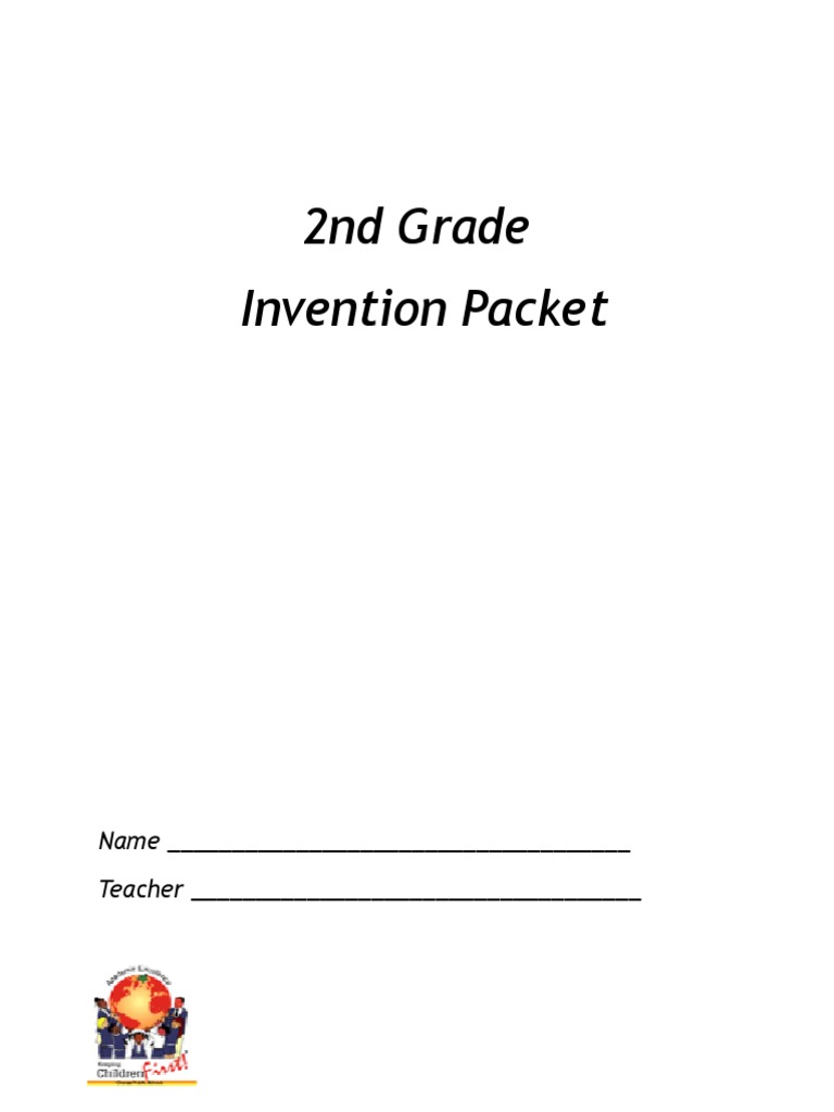 2nd Grade Invention Packet | PDF | Invention | Patent Application