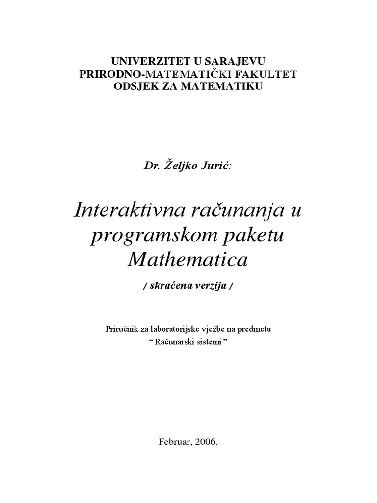 Skripta - Zeljko Juric | PDF