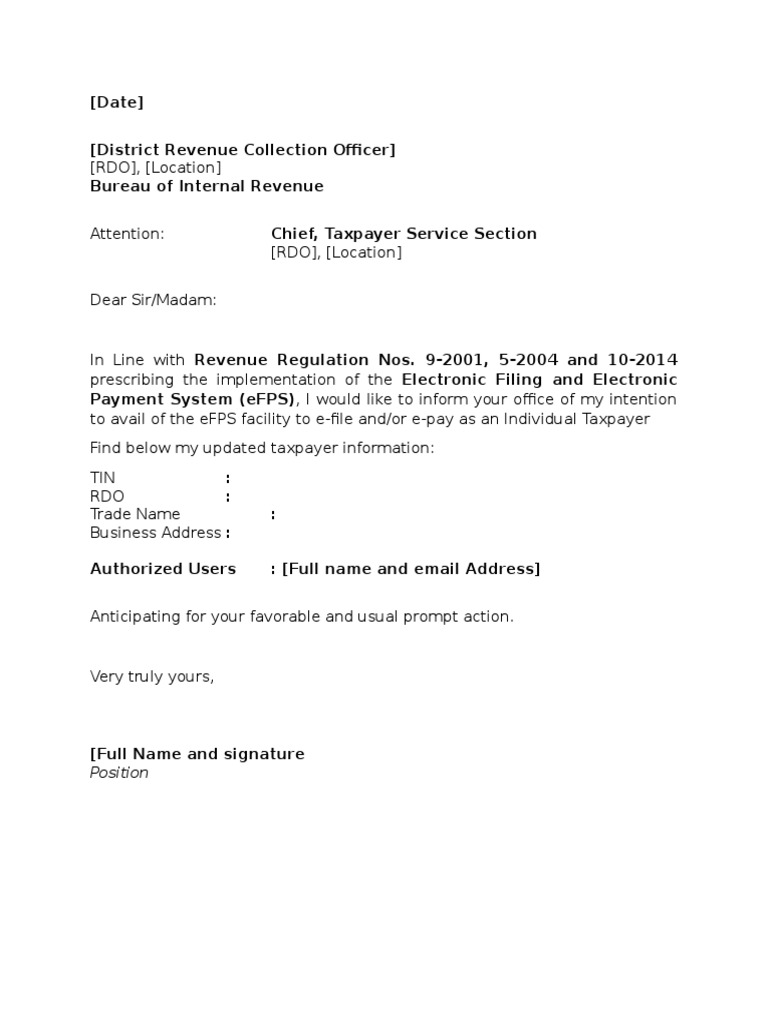 template-bir-efps-letter-of-intentions-individual-tax-payer