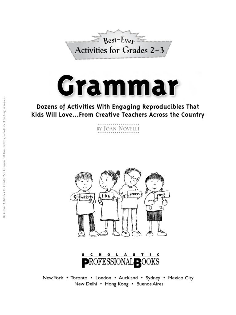 Grammar Activities - Grade 2 & 3 | PDF