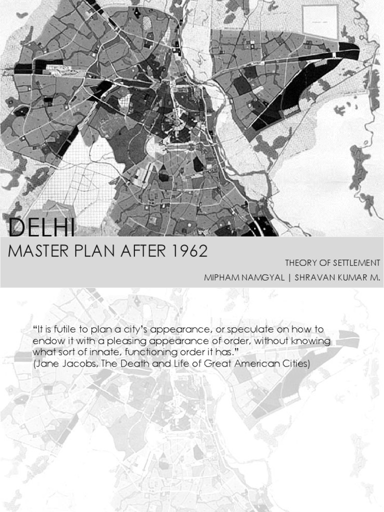 Evolution of Delhi Master Plans | PDF | Urban Geography | Urban Planning