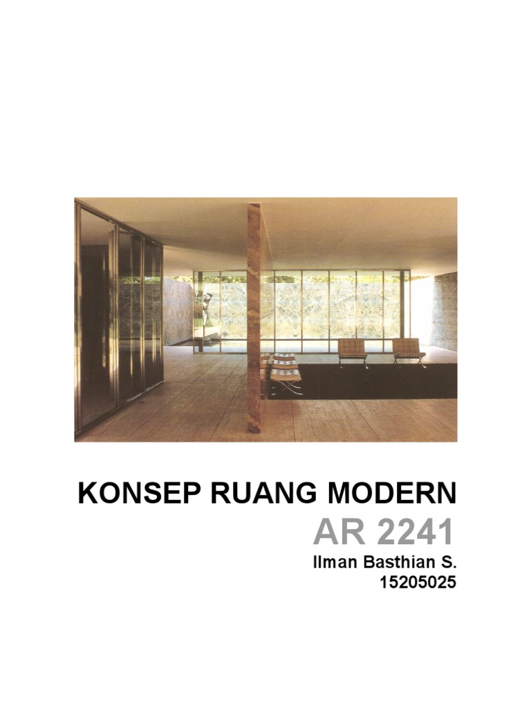 Konsep Ruang Modern | PDF | Ilmu Sosial | Griya & Taman