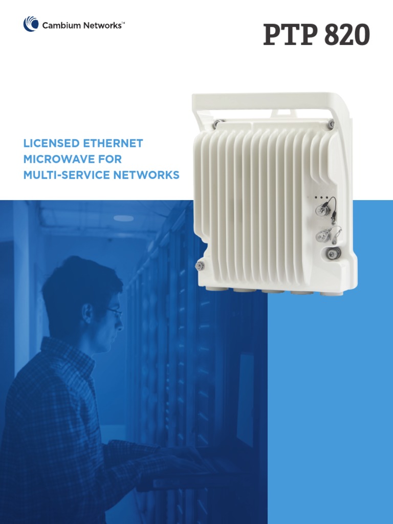 PTP 820 Series | PDF | Ethernet | Microwave