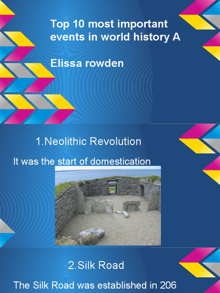 Top 10 Events Shaping World History | PDF