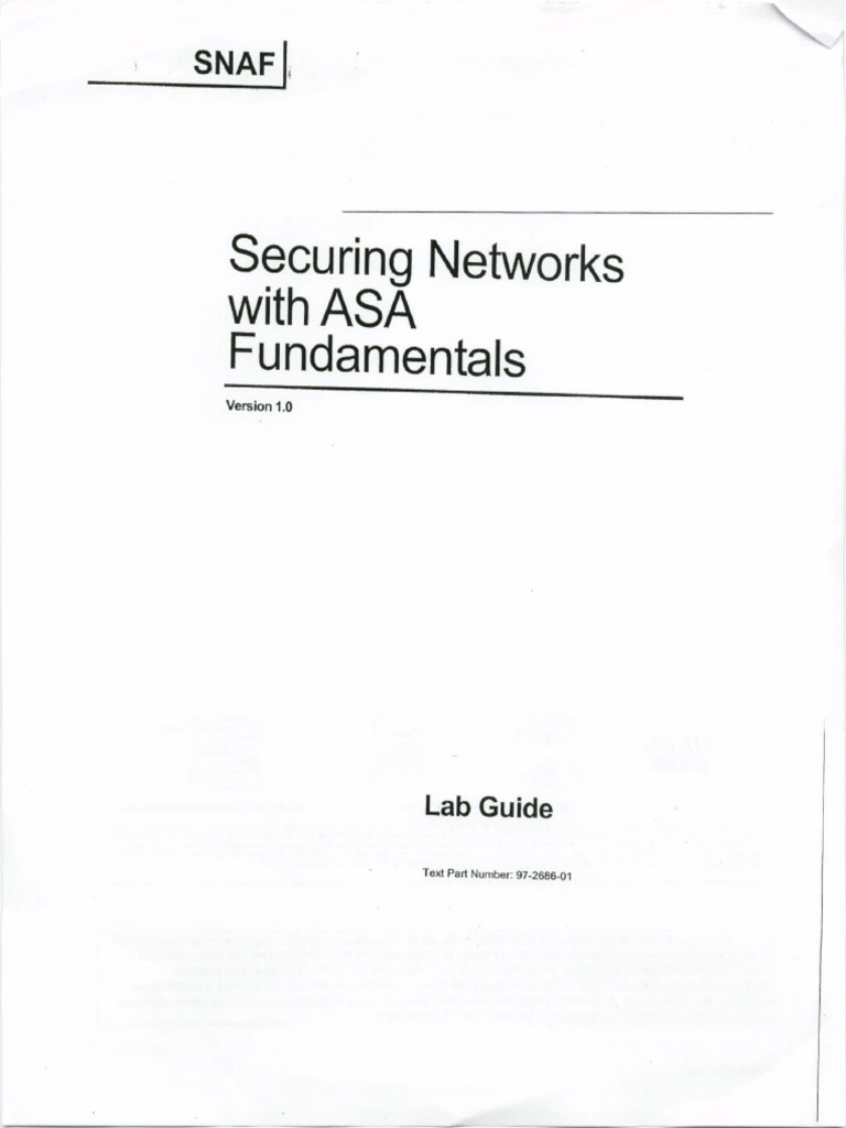 SNAF 1.0 Lab PDF | PDF