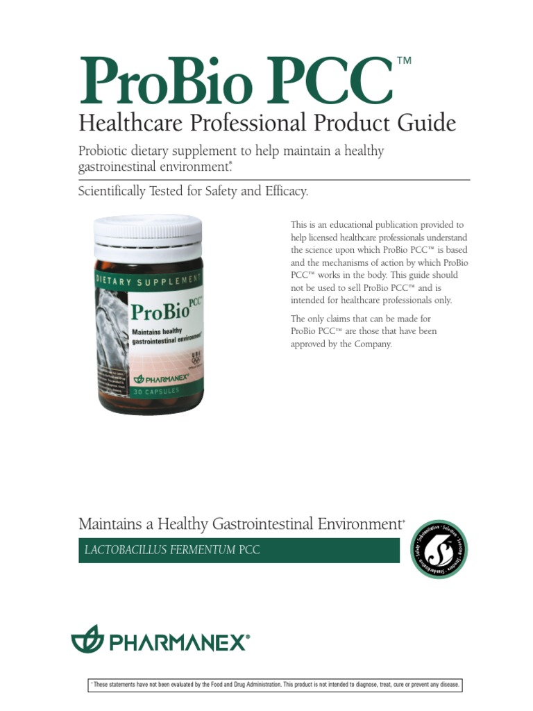 Probio PCC | PDF | Probiotic | Irritable Bowel Syndrome Probio PCC | PDF | Probiotic | Irritable Bowel Syndrome