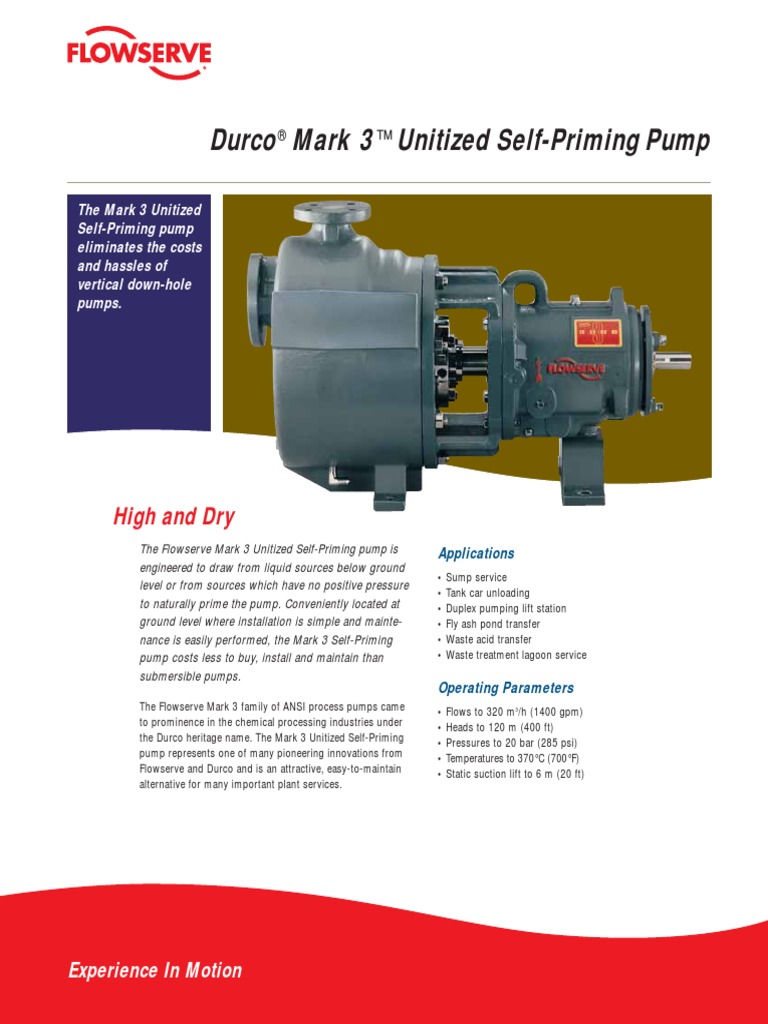 Durco Mark III - Flowserve Pump | PDF
