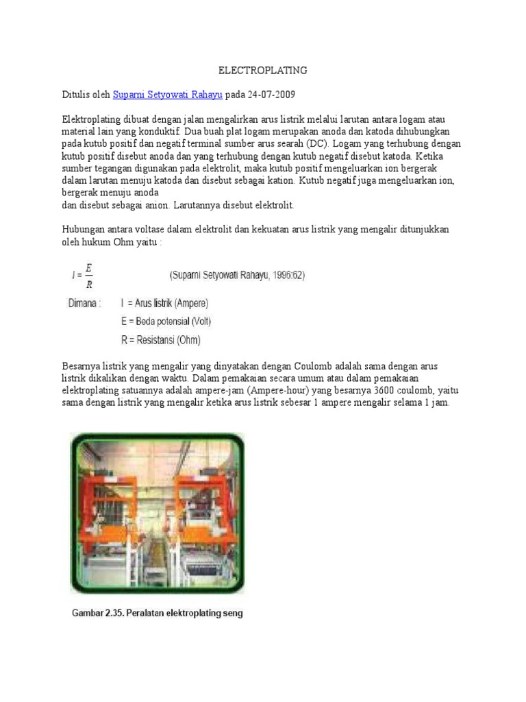 Electroplating | PDF