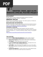 Invasive Species Wanted Poster | PDF | Science & Mathematics