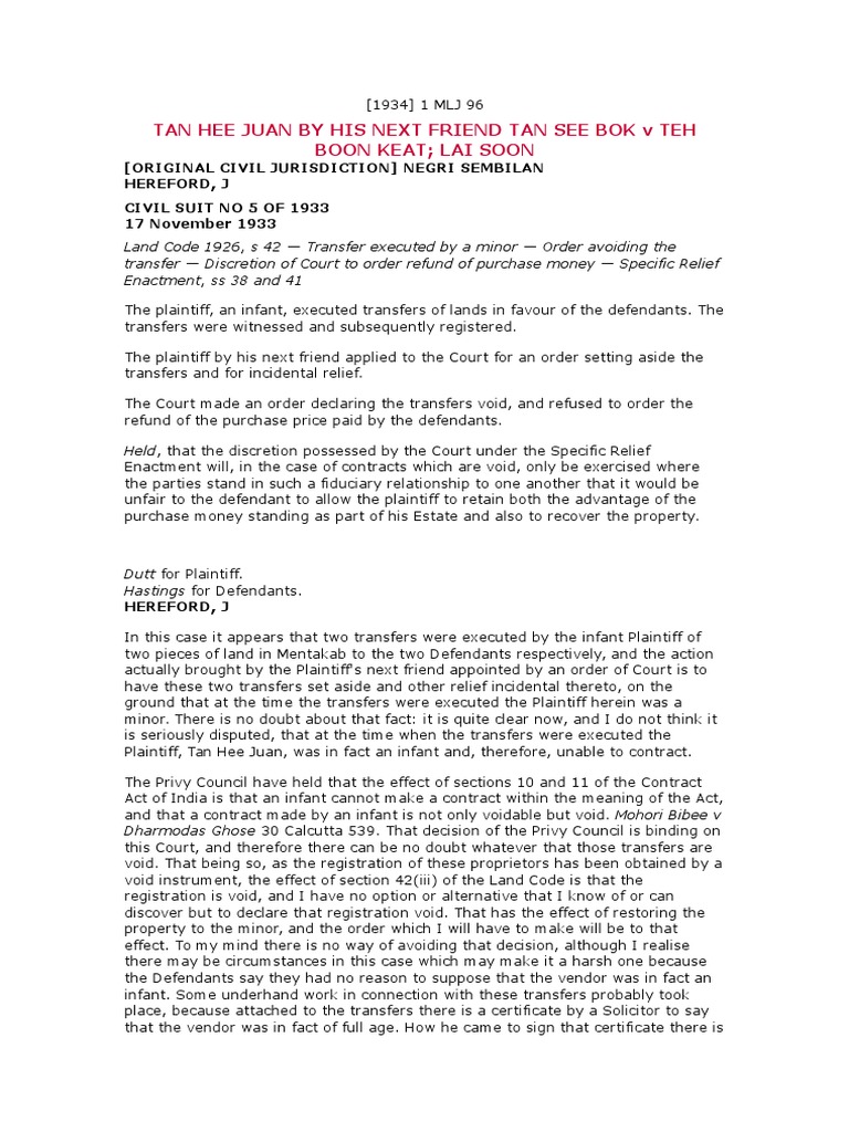 Tan Hee Juan | PDF | Equity (Law) | Mortgage Law