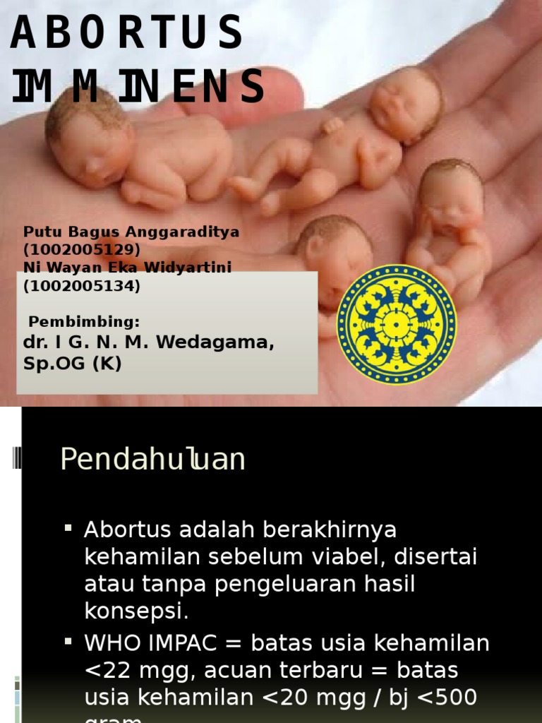 Abortus Imminens | PDF