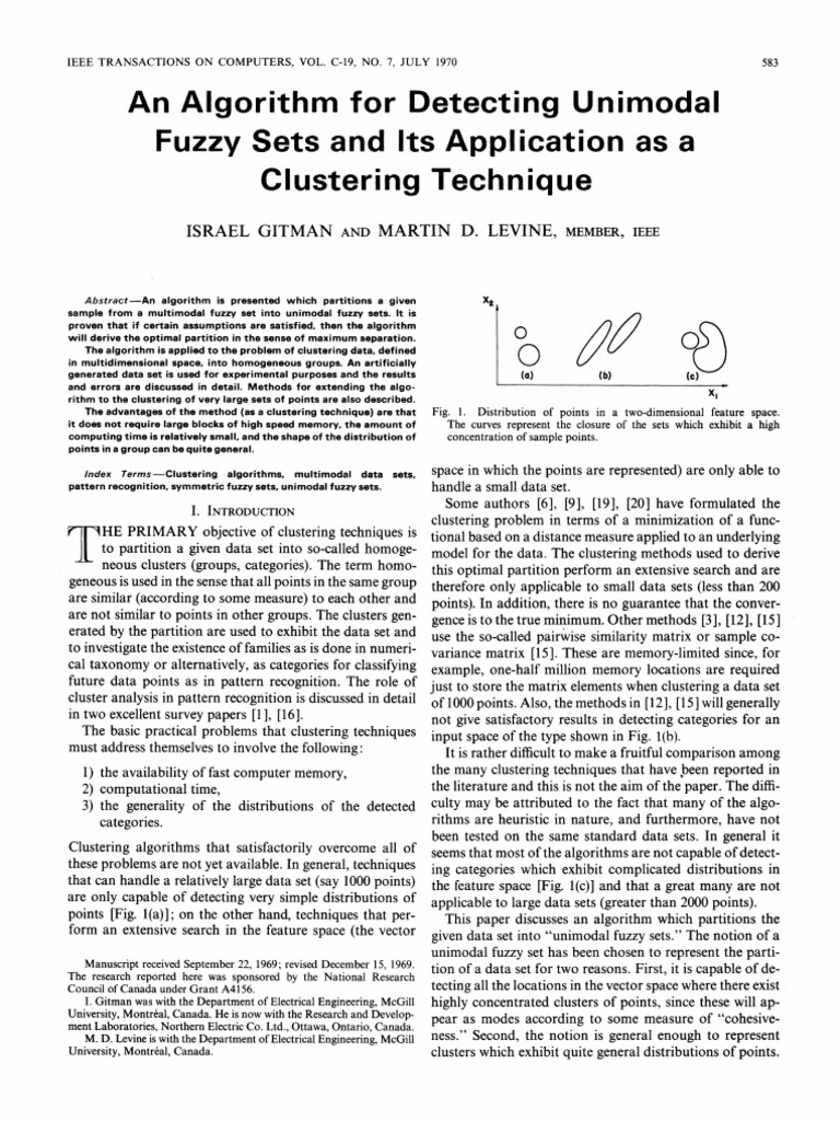 Algorithm Its Clustering: Detecting | PDF | Pattern Recognition | Cluster Analysis