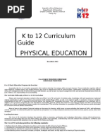 K To 12 Physical Education Curriculum Guide | PDF | Physical Education ...