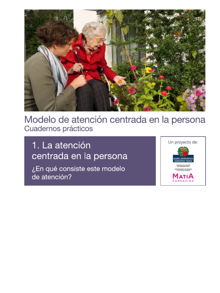 Cuaderno 1 - Modelo de Atención Centrada en La Persona | PDF