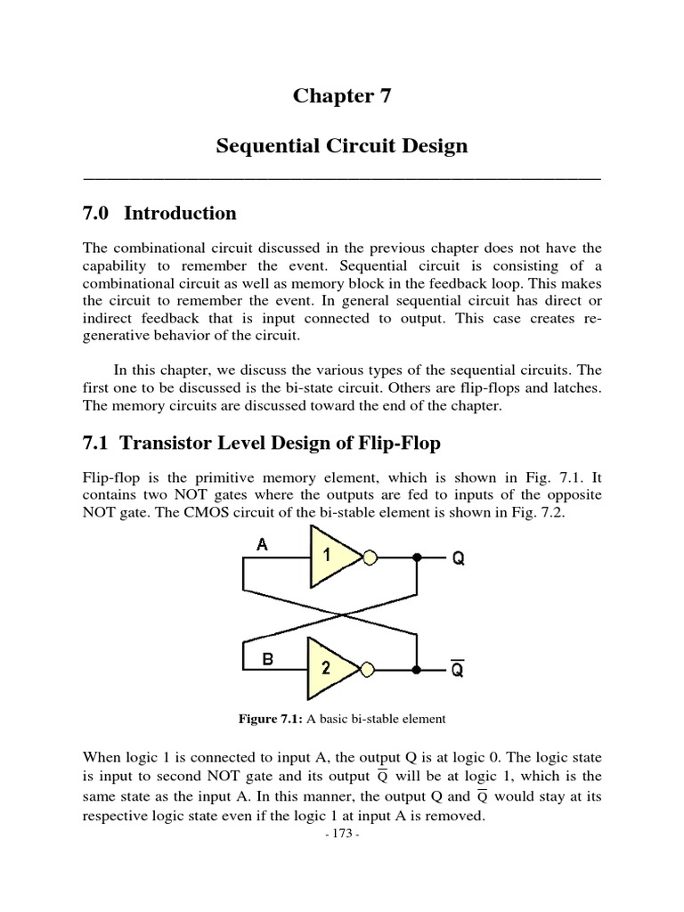 Chapter 7 Sequential Circuit Design Pdf Flash Memory Dynamic Random Access Memory 