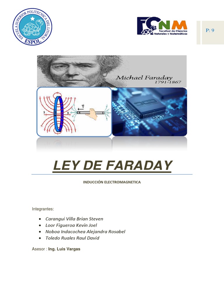 Proyecto (Ley de Faraday) | PDF | Vector Euclidiano | Electromagnetismo