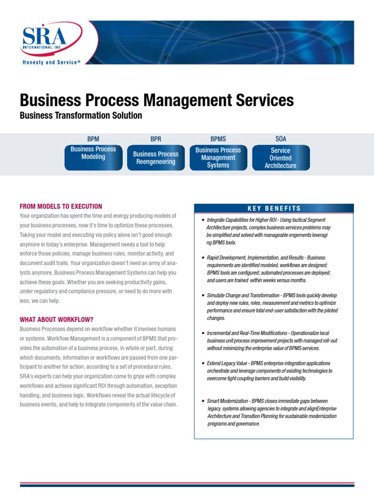 Business Process Management Services | PDF | Business Process ...