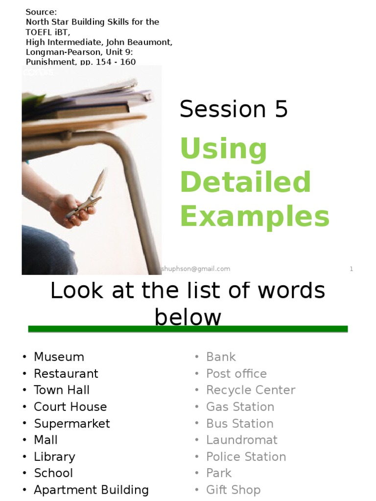 Session 5 Using Detailed Examples | PDF | Computing And Information ...