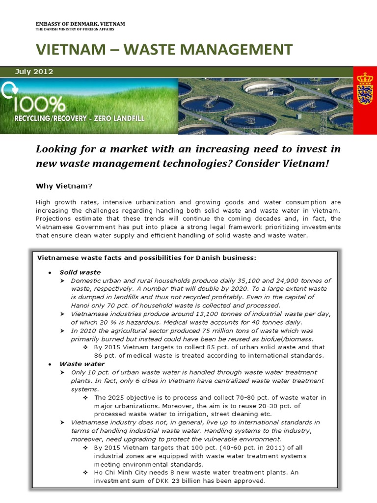 Waste Management in Vietnam | PDF | Waste Management | Waste