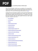 Beall's List of Predatory Journals and Publishers - Publishers | PDF ...
