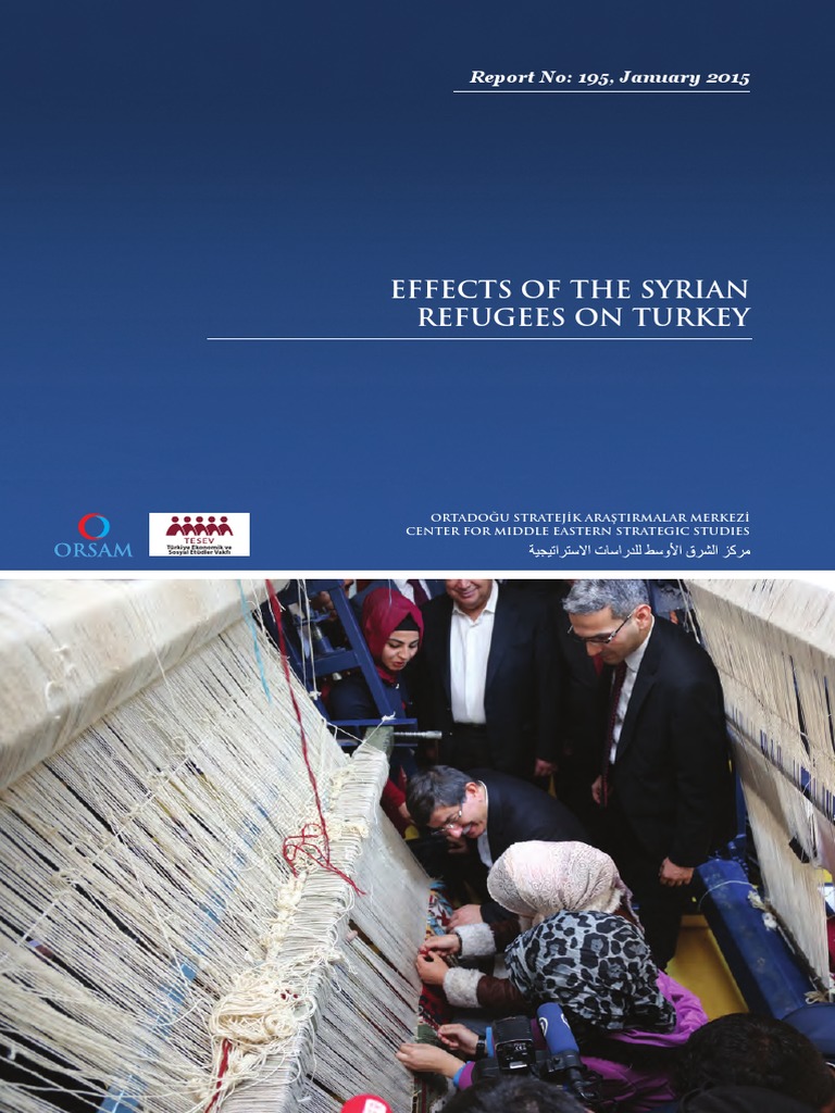 Effects of The Syrian Refugees On Turkey | PDF | Refugees Of The Syrian ...