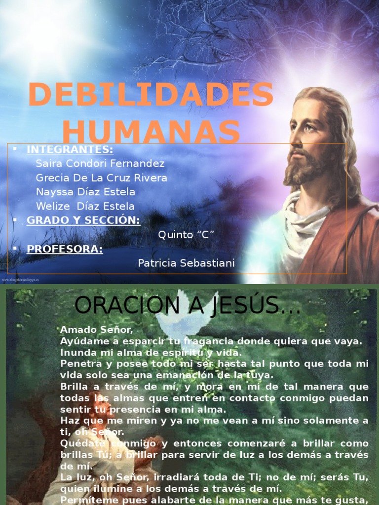 Debilidades Humanas | PDF | Pecado | Dios