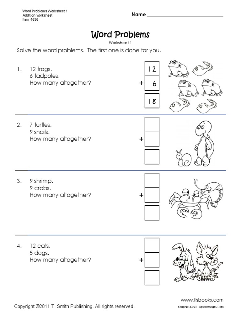 Word Problems 1 | PDF