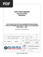 Calculation Fire Water Demand. | PDF | Gas Technologies | Gases