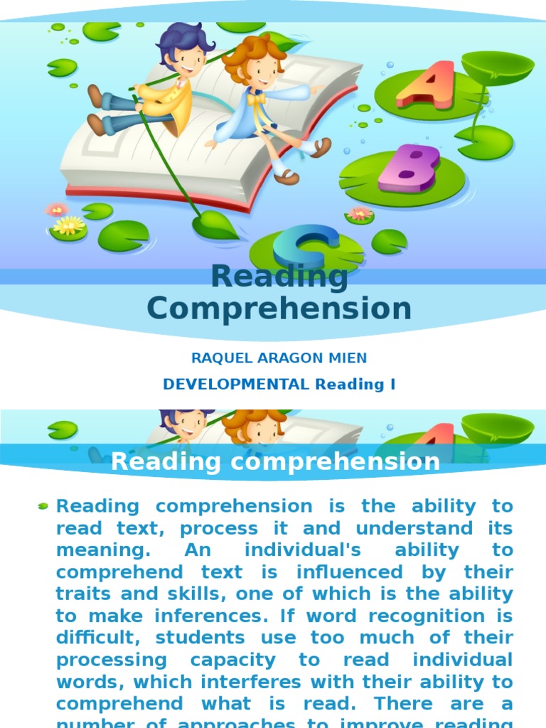 Reading Comprehension | PDF | Reading Comprehension | Educational ...