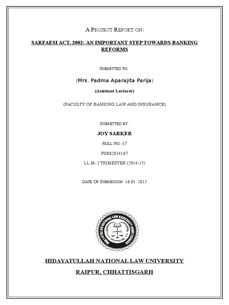 Synopsis of Banking Project | PDF | Banks | Loans