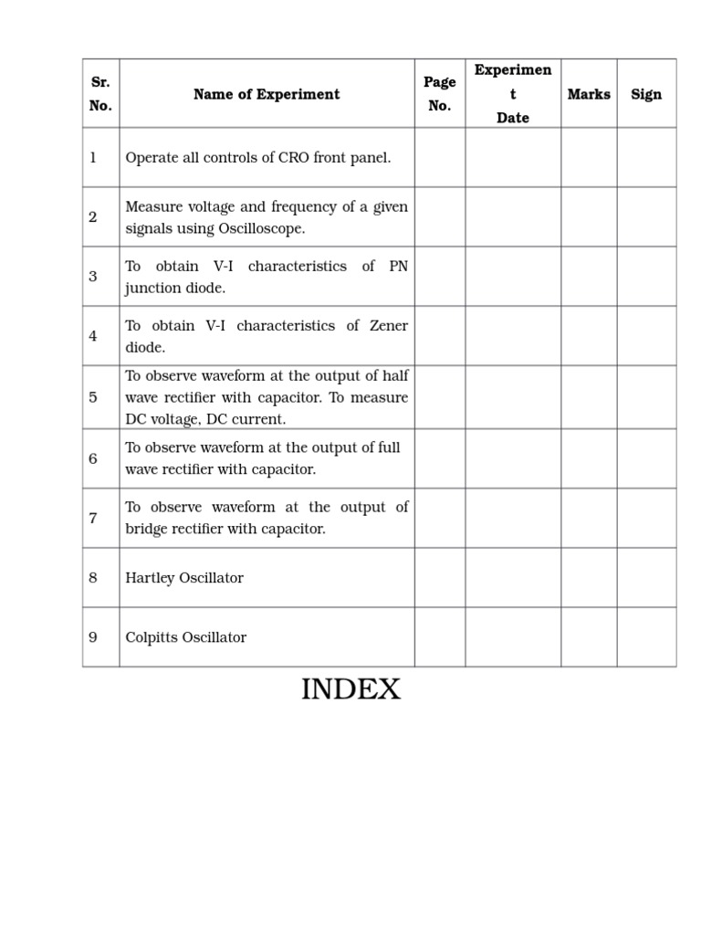 Basic Electronics Lab Manual | PDF | Rectifier | Bipolar Junction ... Basic Electronics Lab Manual | PDF | Rectifier | Bipolar Junction ...